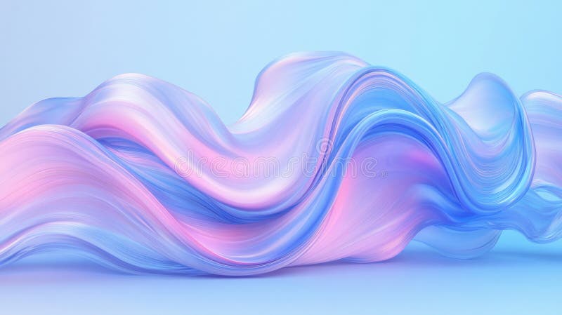Abstract Pastel Color Paint Swirls Forming Wavy Background Stock ...