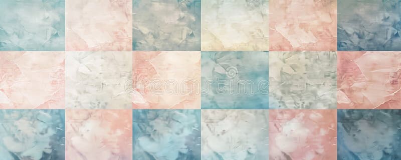 Abstract Pastel Colored Textured Blocks, Geometric Pattern. Modern Art ...