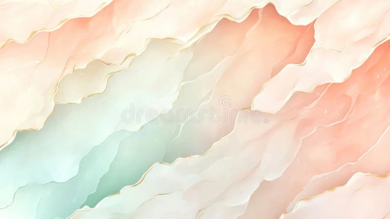 Abstract Pastel Design with Flowing Textures and Gentle Gradients Stock ...