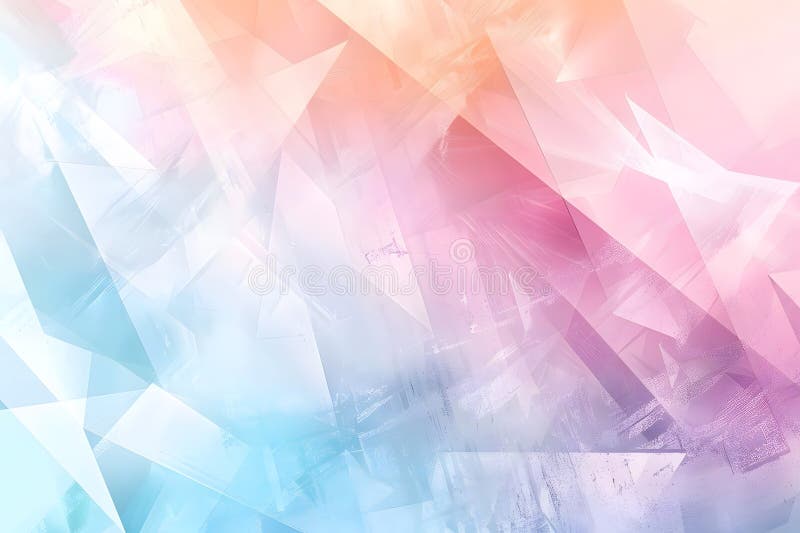 Abstract Pastel Geometric Shapes Intersect and Overlay, Creating a ...