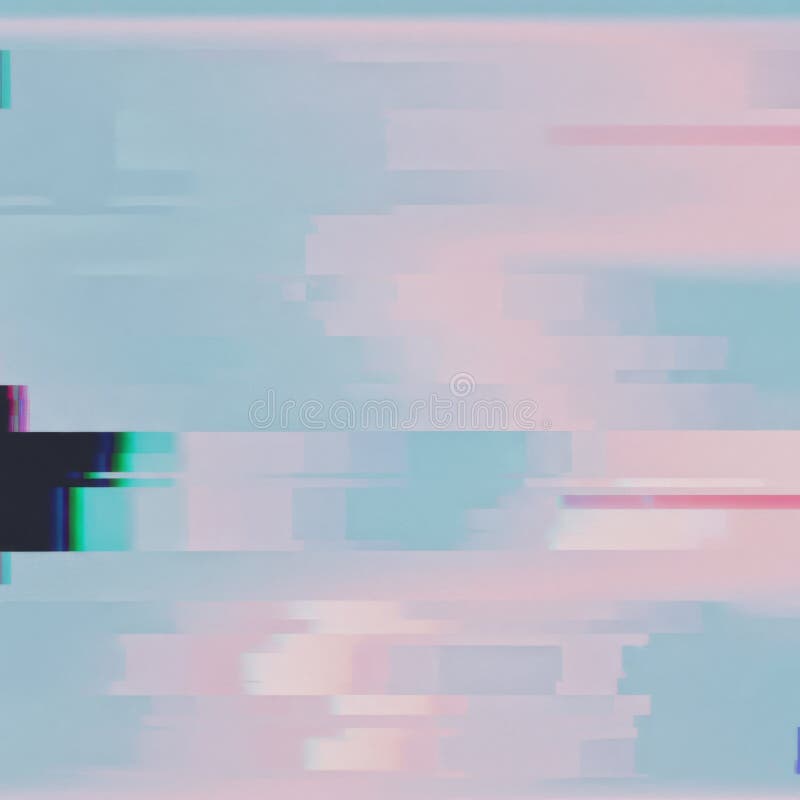 Abstract Pastel Glitch Background with Pink and Blue Hues Stock ...