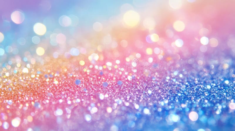 Abstract Pastel Glitter Background with Shimmering Lights Stock ...