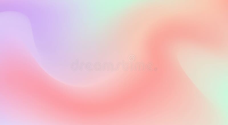 Abstract Pastel Gradient Background with Soft Curve Patterns in Pink ...