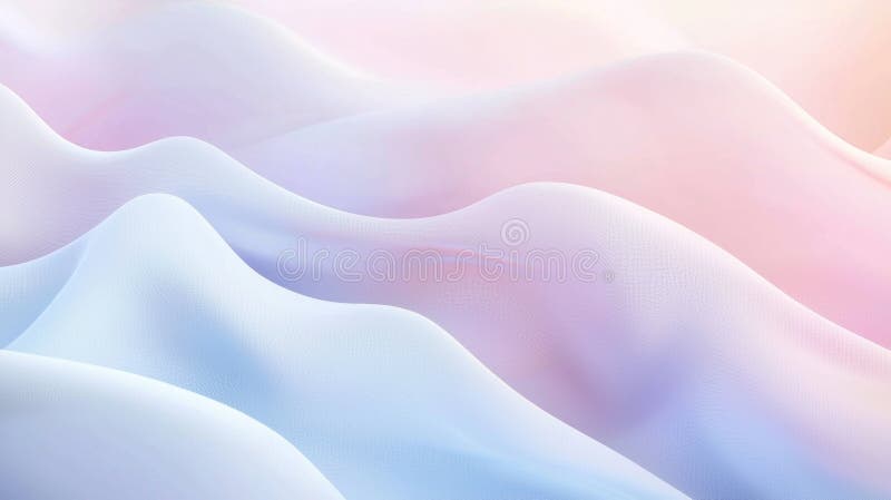 Abstract Pastel Gradient Background with Soft Waves Flowing Creating a ...
