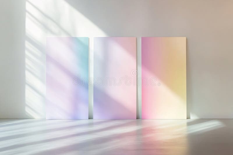 Abstract Pastel Gradient Display Stock Photo - Image of exhibition ...