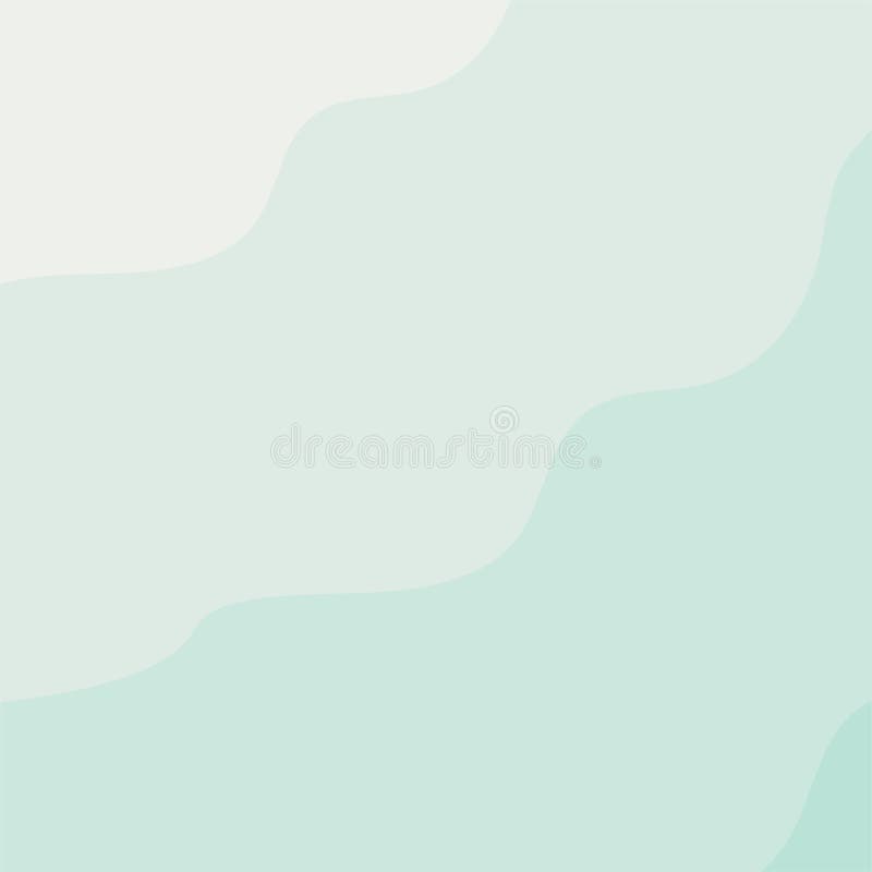Abstract Pastel Green Background in Wave Pattern Stock Illustration ...