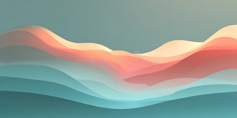 Abstract Pastel Landscape Wavy Texture Background for Design Projects ...