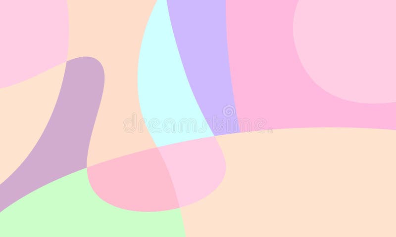 Abstract Pastel Liquid and Curvy Geometric Background for Banner Stock ...