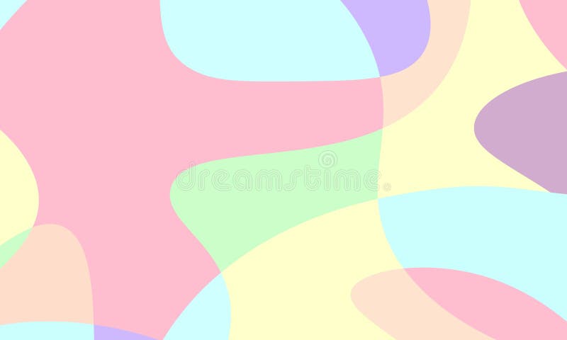 Abstract Pastel Liquid and Curvy Geometric Background for Banner Stock ...