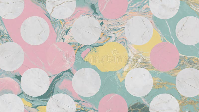 Abstract Pastel Marble Texture with Circles, Good Resolution Stock ...