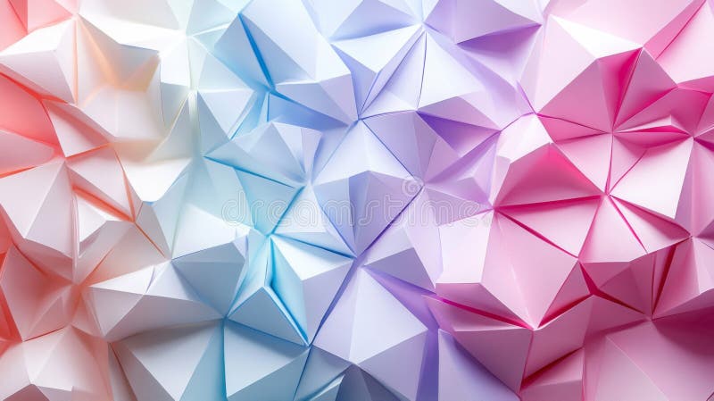 Abstract Pastel Origami Paper Texture Background Stock Illustration ...