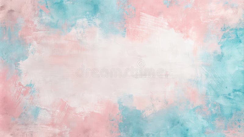Abstract Pastel Pink and Teal Painted Texture Background. Generative AI ...
