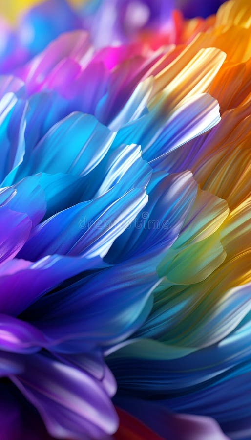 Abstract Pastel Rainbow Hologram, Silver Iridescent Foil Texture ...