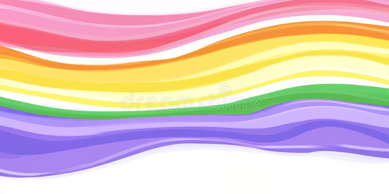 Abstract Pastel Rainbow Wave Background Design Perfect for Websites ...