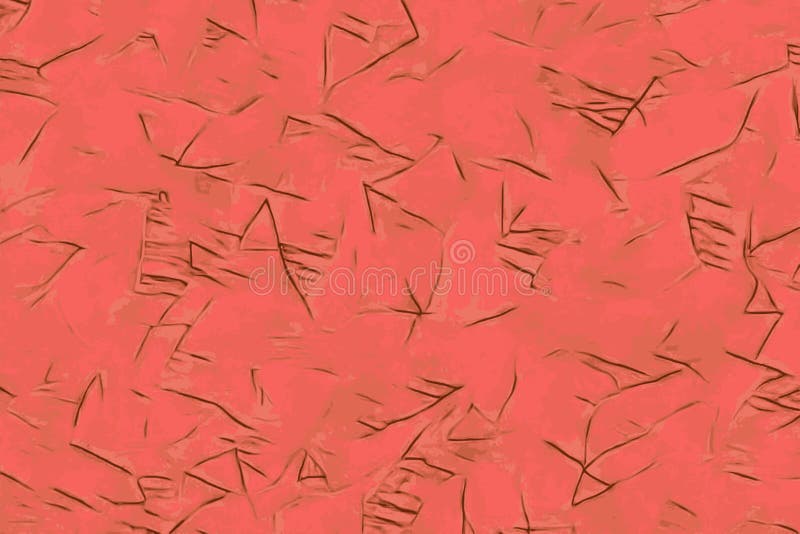 Abstract Pastel Red Grunge Texture with Art Deco Patterns Stock ...