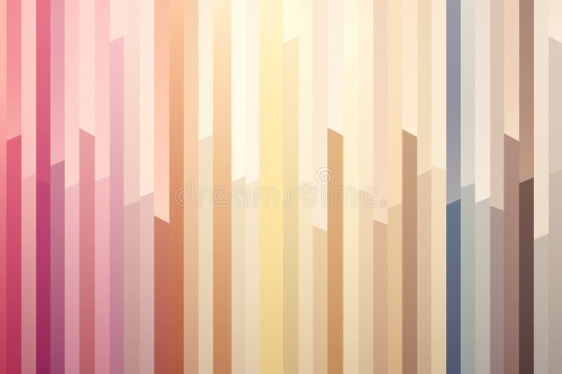 Abstract Pastel Retro Vector Art with Straight Lines Background in Soft ...