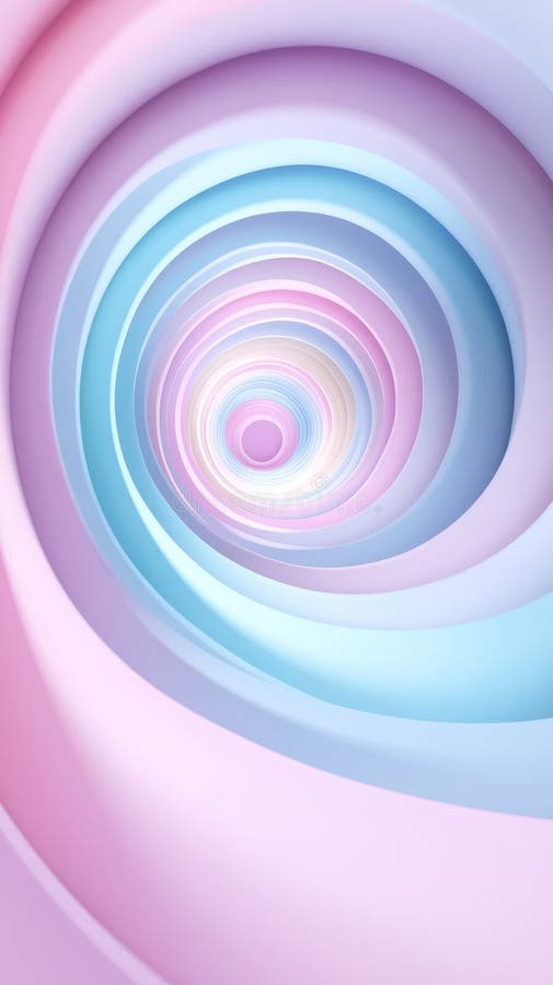 Abstract Pastel Spiral Background with Soft Gradient Colors Stock ...