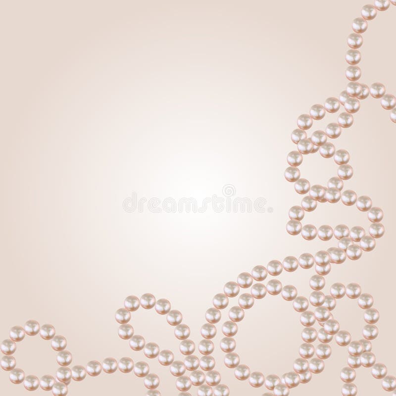 String of pearls. stock vector. Illustration of rare, christmas - 6257673