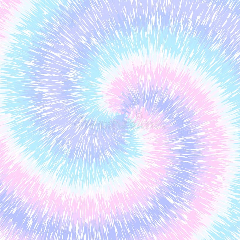 Abstract Pastel Swirl Background. Tie Dye Pattern Stock Illustration ...