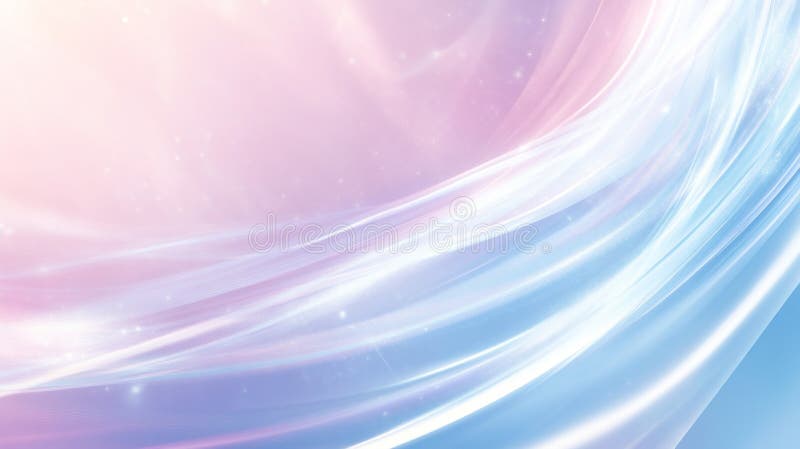 Abstract Pastel Swirl with Light Effects, Serene Color Concept Stock ...