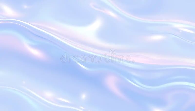 Abstract Pastel Swirls of Iridescent Light Blue Stock Illustration ...