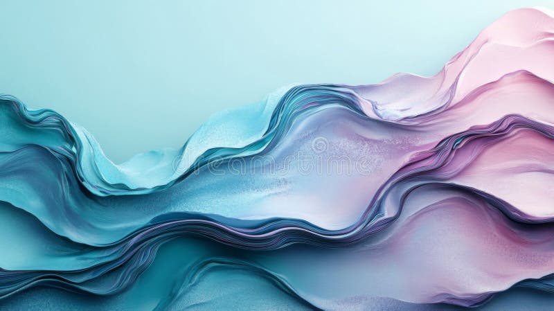 Abstract Pastel Wave Background Stock Illustration - Illustration of ...