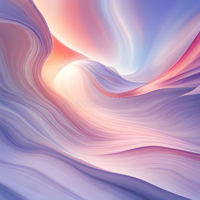 Abstract Pastel Wave Background. Stock Illustration - Illustration of ...