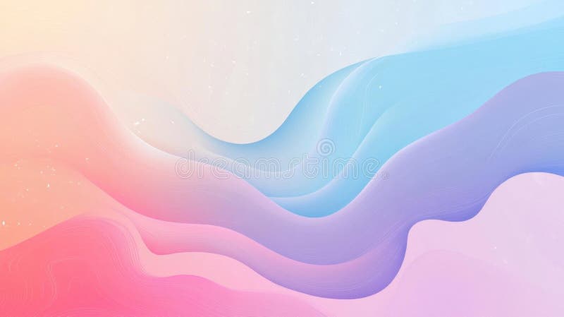 Abstract Pastel Wave Background, Gradient Color, Smooth and Flowing ...