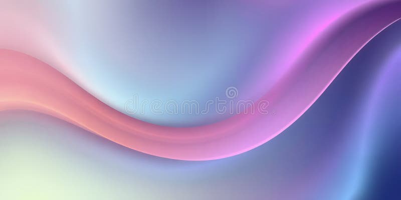 Abstract Pastel Wave Design Stock Illustration - Illustration of ...