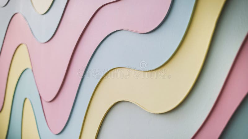 Abstract Pastel Wave Pattern Background, Soft Good Resolution Stock ...