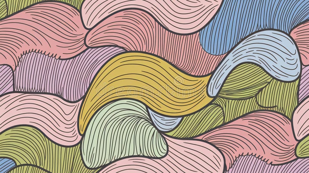 Abstract Pastel Wave Pattern, Seamless Texture for Good Resolution ...