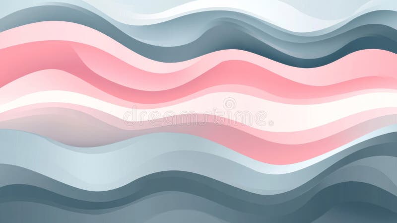Abstract Pastel Waves Background Stock Illustration - Illustration of ...