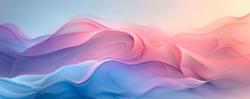 Abstract Pastel Waves Background Design for Phone Wallpaper and Digital ...