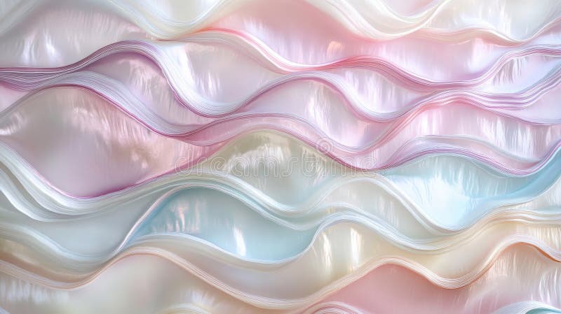 Abstract Pastel Wavy Pattern with Iridescent Texture for Artistic ...