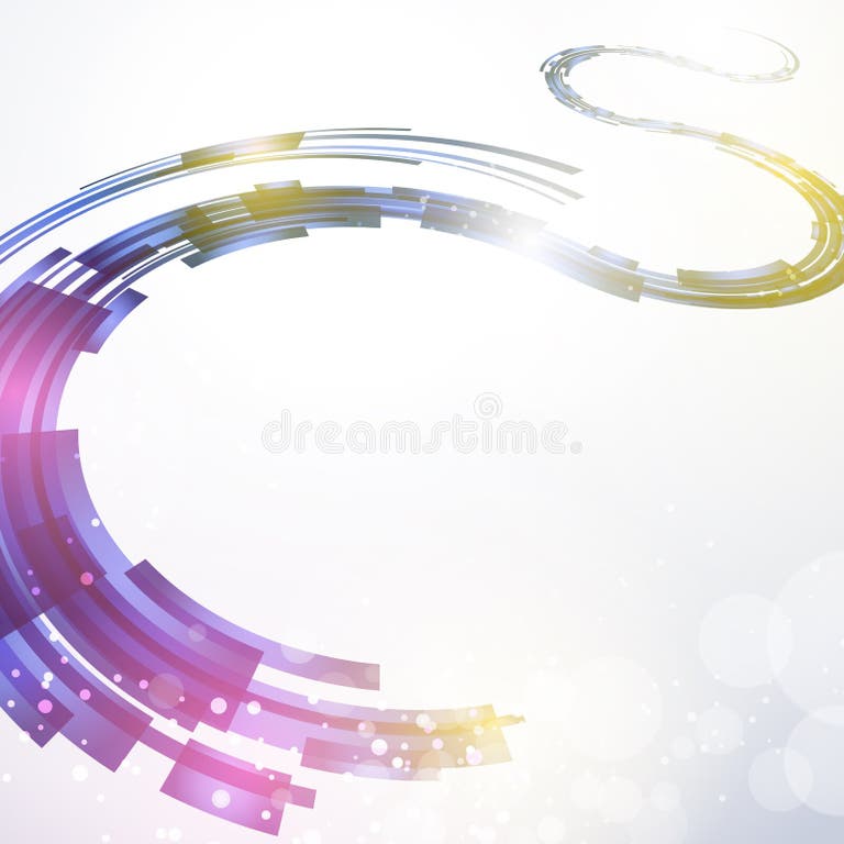 Abstract Path Technology Background Stock Vector - Illustration of ...