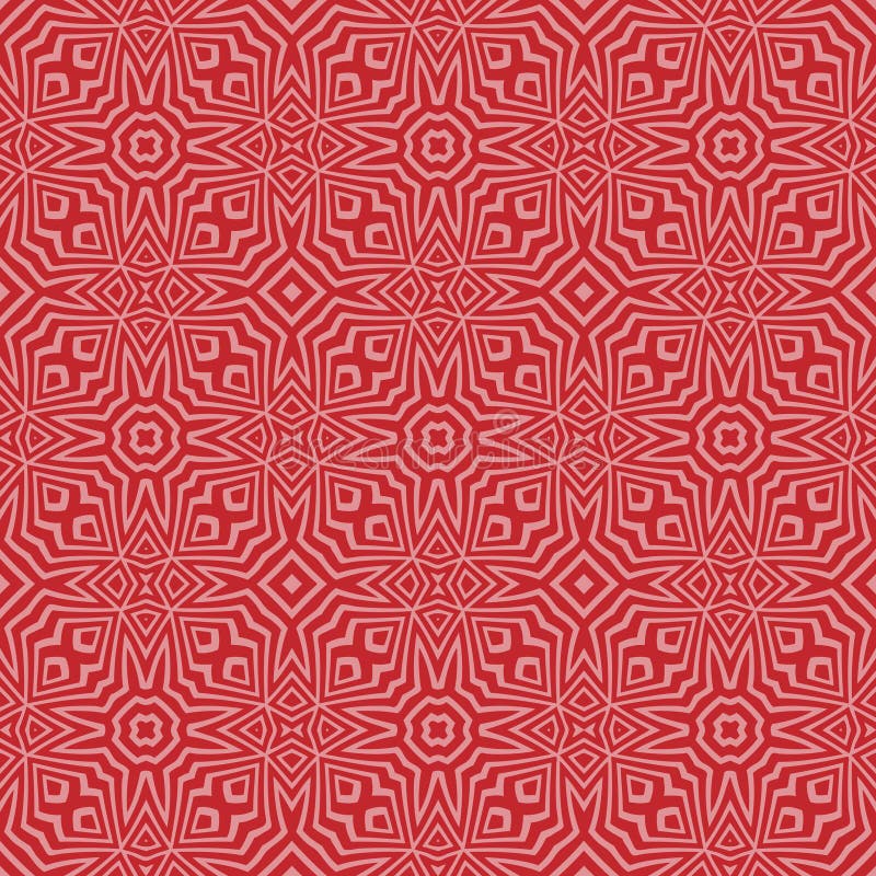 Red Chinese Pattern Seamless Illustration Vector Background Design ...