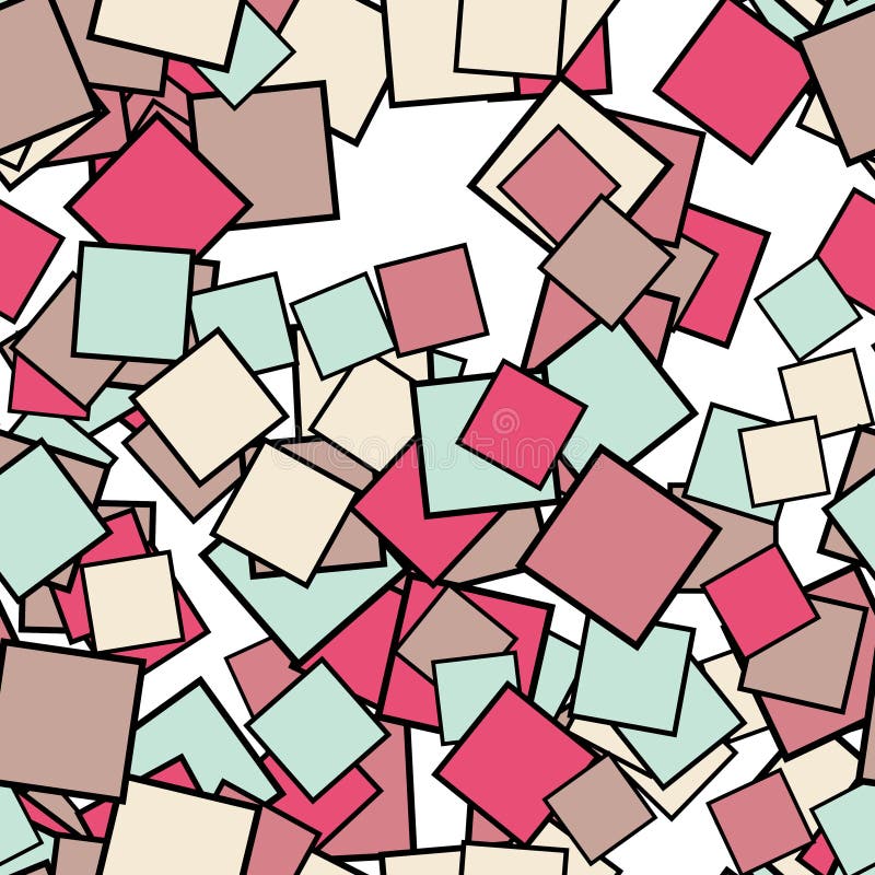 Abstract Pattern Art Background in Illustration Space Geometry. Stock ...