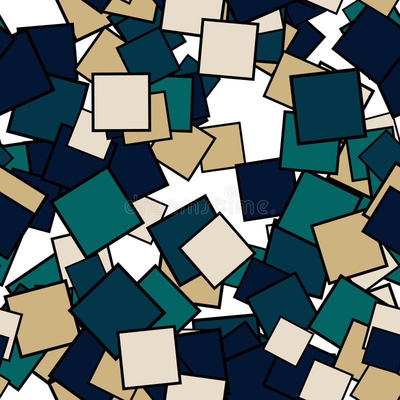 Abstract Pattern Art Background in Illustration Space Geometry. Stock ...