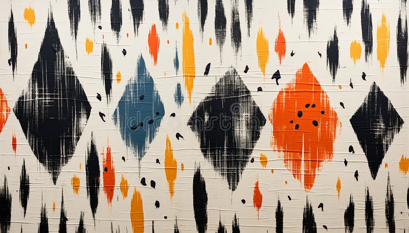 Abstract Pattern Backdrop with Vibrant Colors, Modern Grunge Design ...