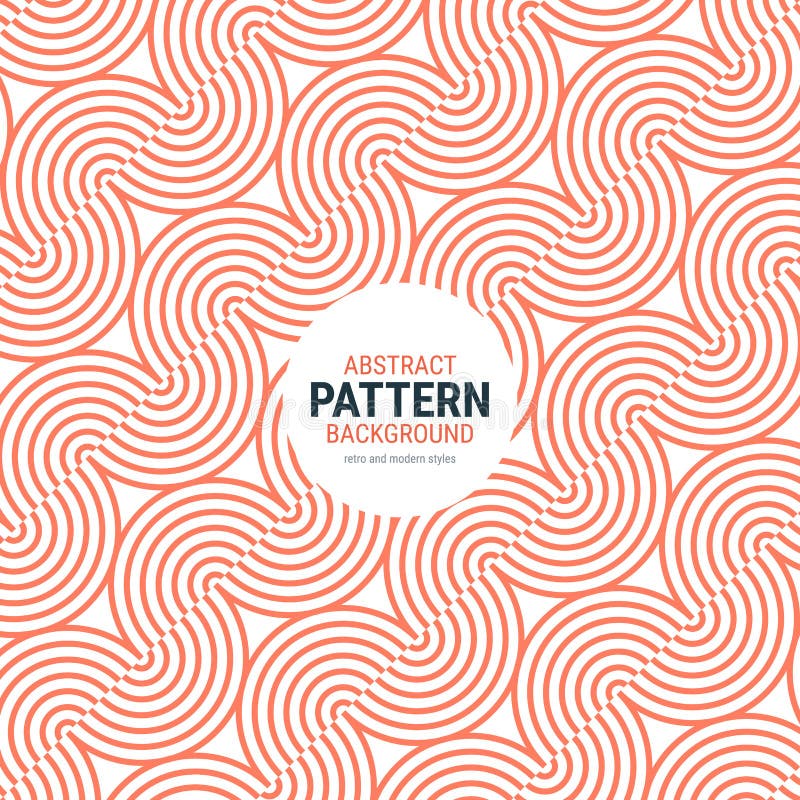 Abstract Pattern Background with Arches Stock Vector - Illustration of ...