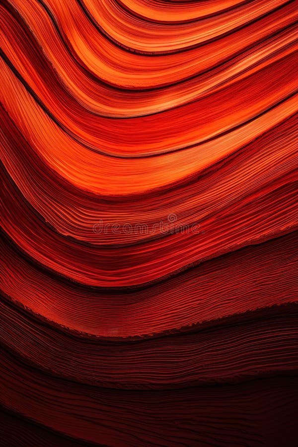 Abstract Pattern Background with Red Curved Lines. Stock Illustration ...