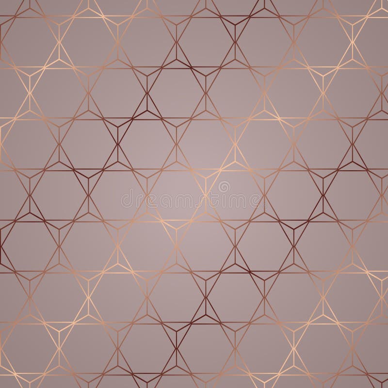 Abstract Pattern Background in Rose Gold Colours Stock Vector ...