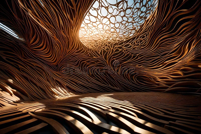 Abstract Patterns Inspired by Elements of Nature Stock Image - Image of ...