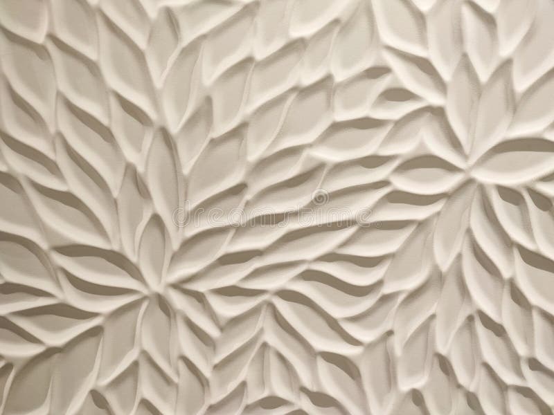 Abstract Pattern Bas-relief of White Color Close-up Stock Image - Image ...
