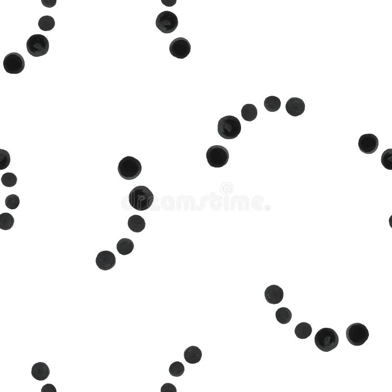 Black Points and Connections Stock Illustration - Illustration of ...