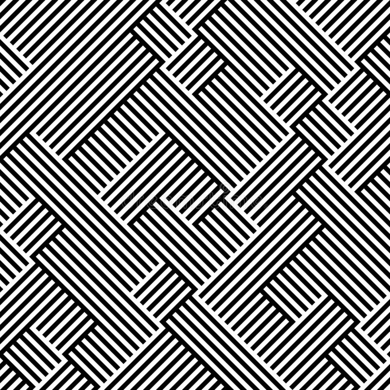 Abstract Pattern with Black Stripes Stock Vector - Illustration of ...