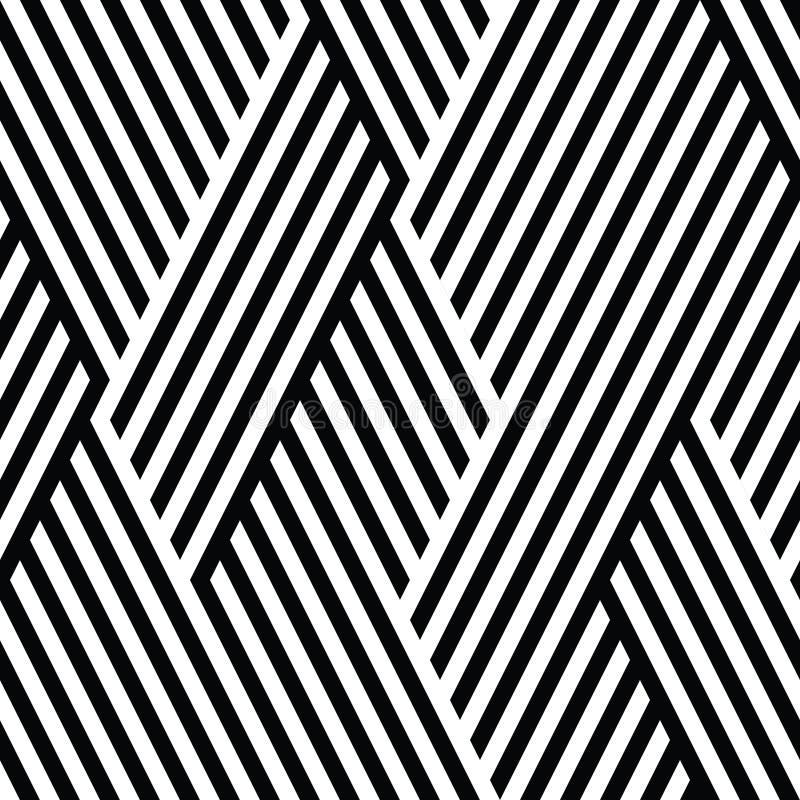 Abstract Pattern with Black and White Stripes, Modern Stylish Image ...