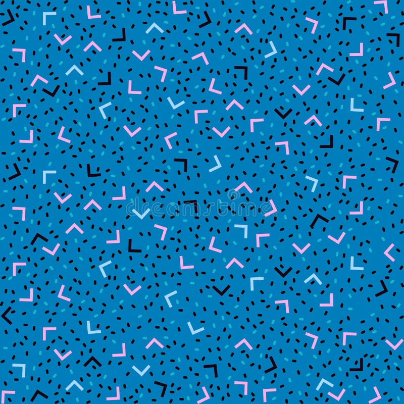 Abstract Pattern Blue Background with Pink, Blue and Black Angles and ...