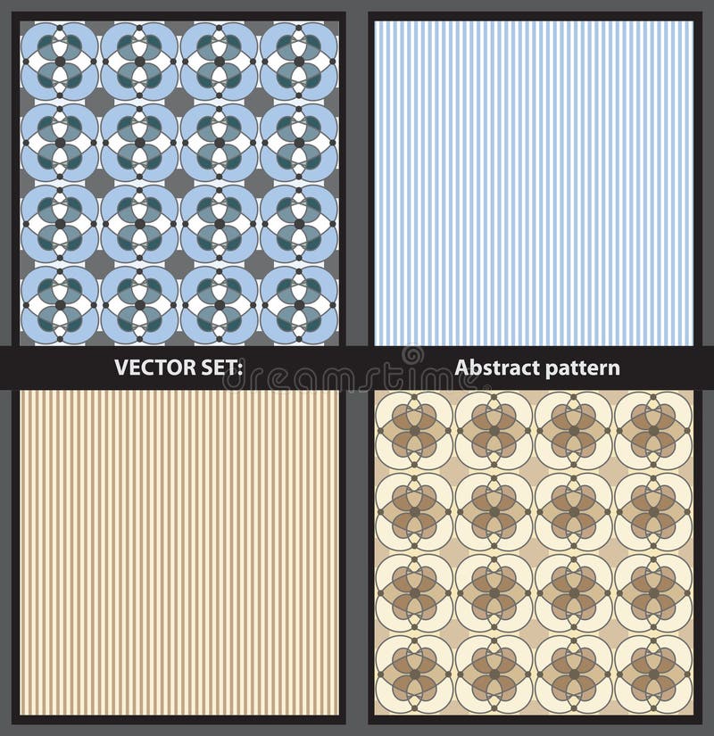 Abstract Pattern in Blue Color Stock Vector - Illustration of strip ...