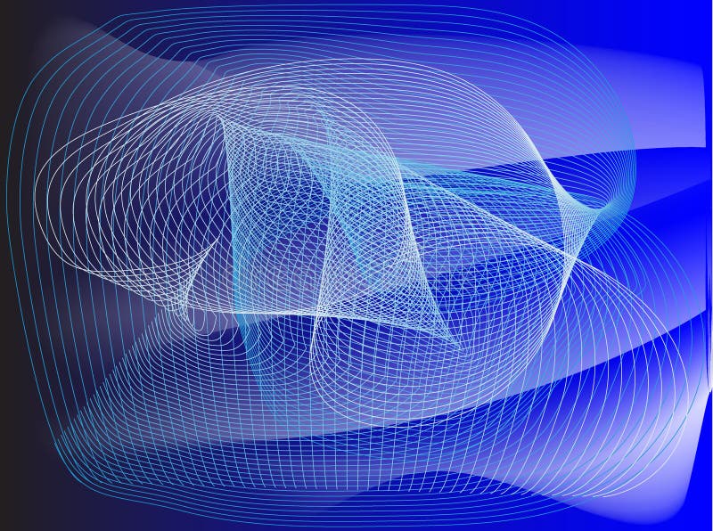 Abstract Pattern of Blue Space. Stock Vector - Illustration of elements ...